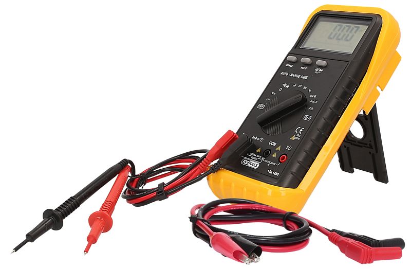 KS Tools Digital Multimeter mit Prüfspitzen und Krokodilklemmen 150. ...