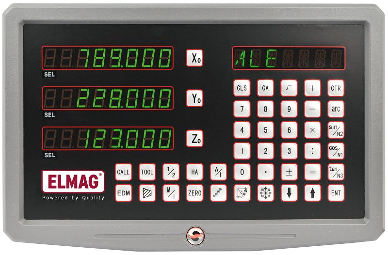 ELMAG Digitale Positionsanzeige 'SINO' für 3-Achsen bis 1000 mm ...