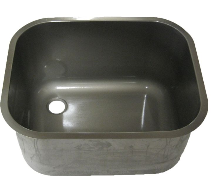 Inox Star Edelstahl Spülbecken B 400 T 400 H 250 als Einschweißbecken ...