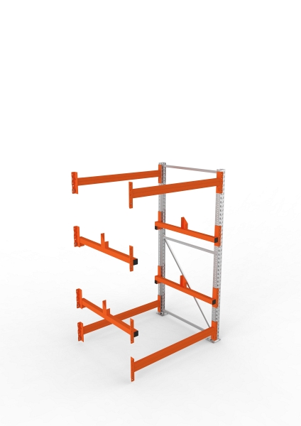 Meta Kabeltrommel Anbauregal 2200 x 1300 x 1100 vzk / RAL 2001 mit 2 ...