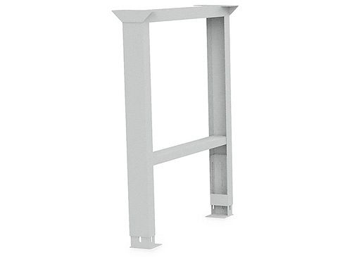 Bedrunka+Hirth Fußgestell aus Vierkantrohr 150 x 650 x 819-1019 mm 03. ...