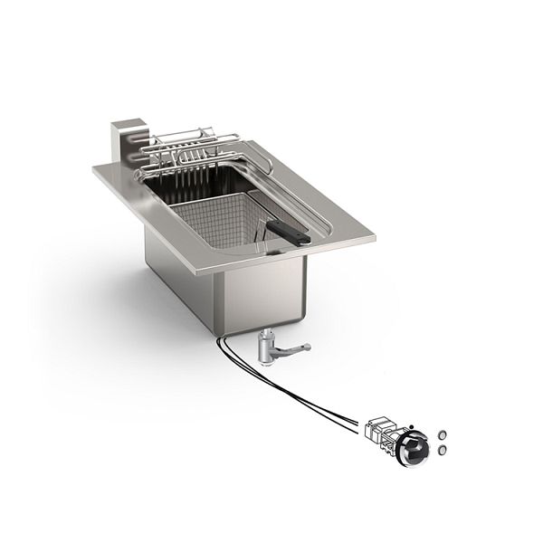 Gastro-Inox drop-in Fritteuse 10 Liter 75kW 40cm 160.515 günstig ...