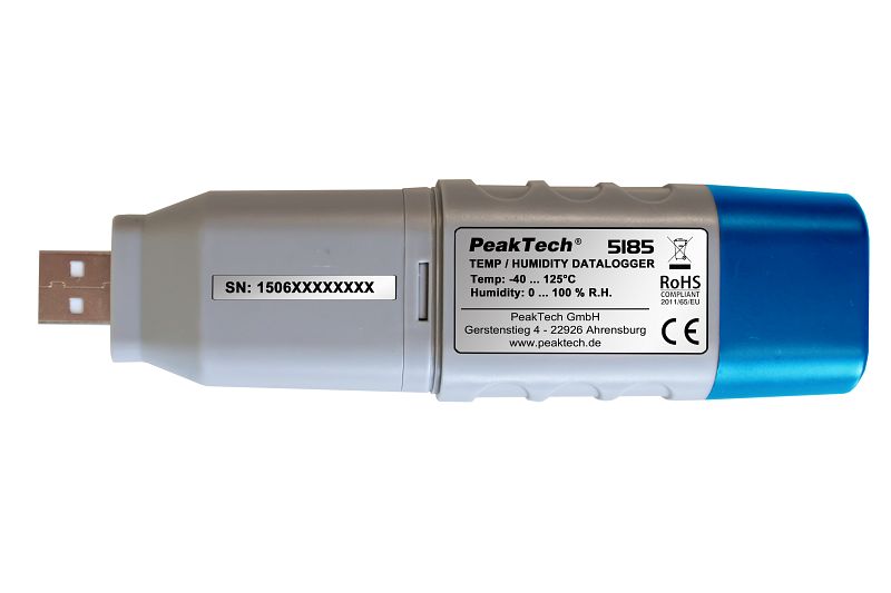 PeakTech USB-Datenlogger Lufttemperatur und -feuchtigkeit 32000 Punkte P 5185 günstig ...