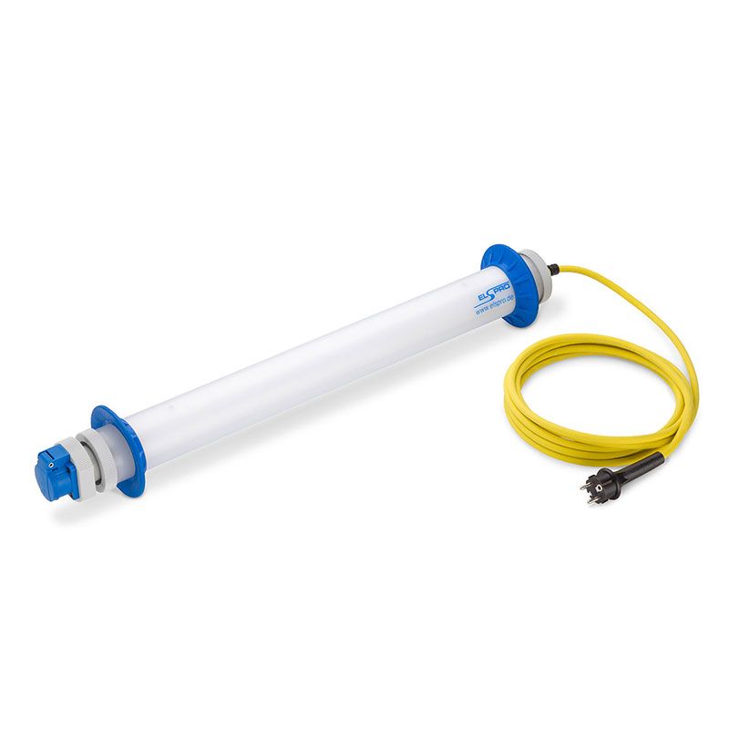 ELSPRO Zeltleuchte LED Notlicht 230V/33W 965mm x Ø 70mm 10m Leitung ...