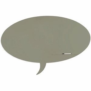 Rocada Symbol-Tafel Skinshape Sprechblase lackiert 75x115 cm RAL 7030 ...