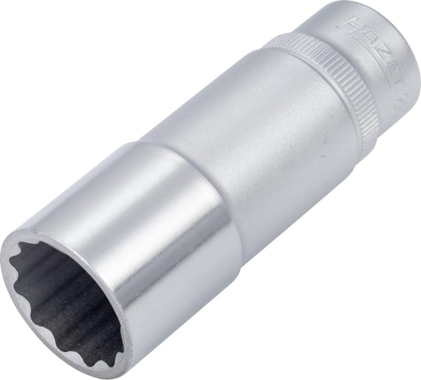 Hazet Steckschlüsseleinsatz Doppelsechskant Vierkant hohl 10 mm (3/8 Zoll) 18 mm Lange ...