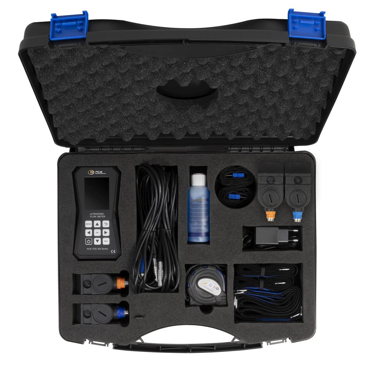 PCE Instruments Ultraschall-Durchflussmessgerät Sensor-Set inkl ...