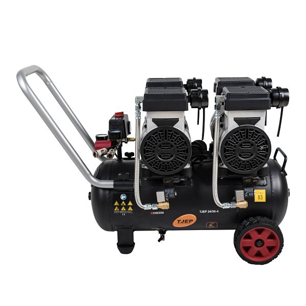 TJEP 24/30-4 Kompressor 4 Zylinder 24 Liter Tank Kompressor 123064 ...