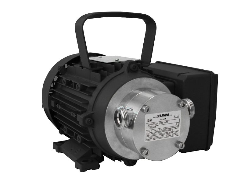 ZUWA NIROSTAR 2000-A/PF 1400 min-1 400 V Impellerpumpe mit Motor Kabel ...