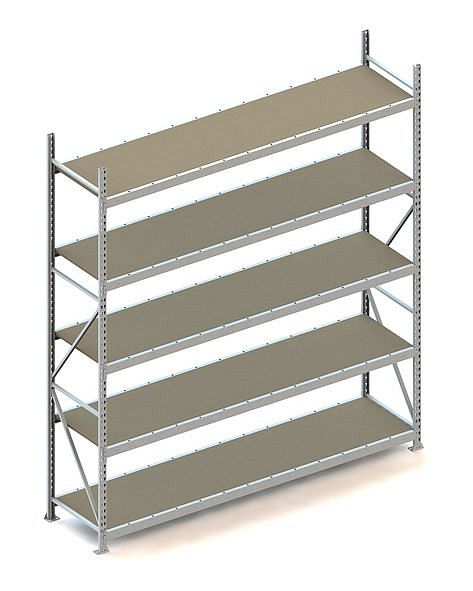 Meta MINI-RACK GR 3000x2600x650 mm verzinkt mit Spanplatte Bodenanzahl ...