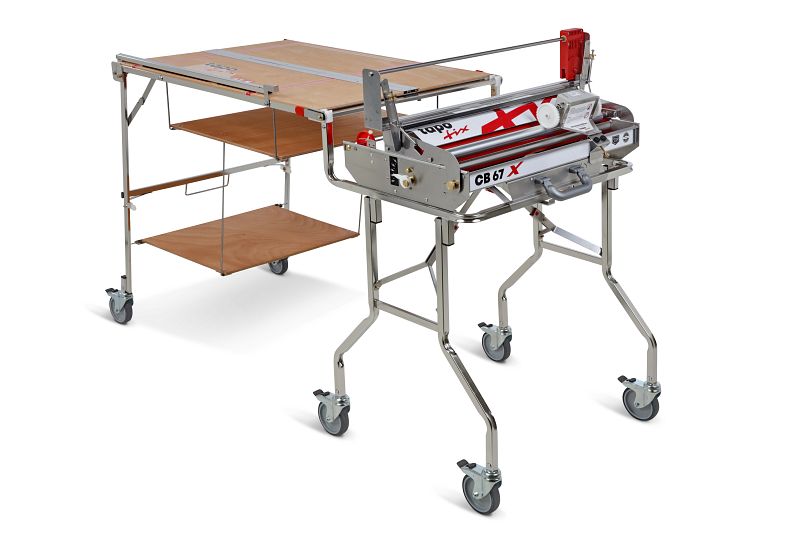 tapo-fix Tapeziergerät Stand für Tapeten und Raufaser bis 56 cm Breite ...