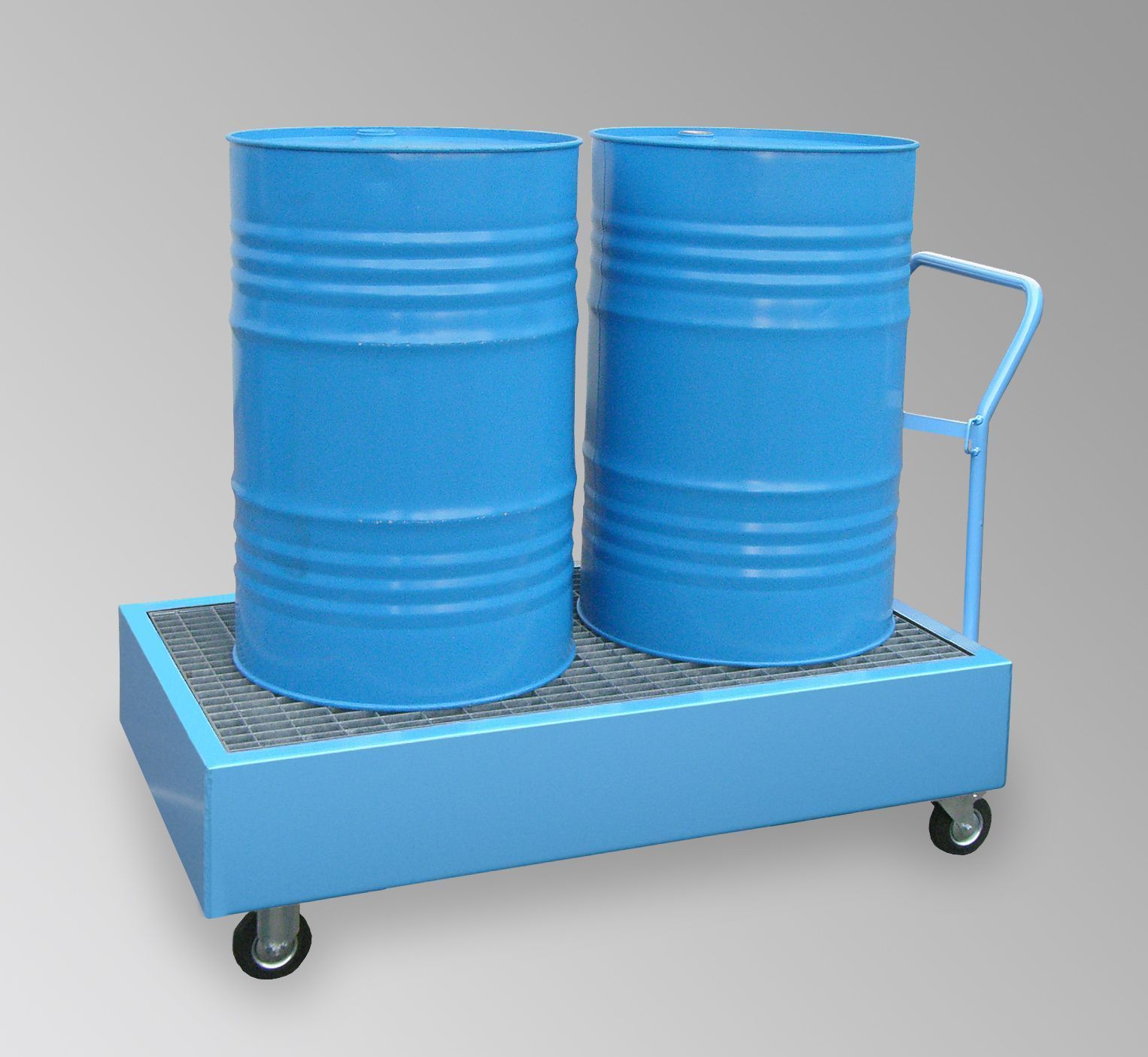 LaCont Fasswagen WSP-2OS/W Ü-Zeichen; lackiert RAL 5015 P21-2407-A ...