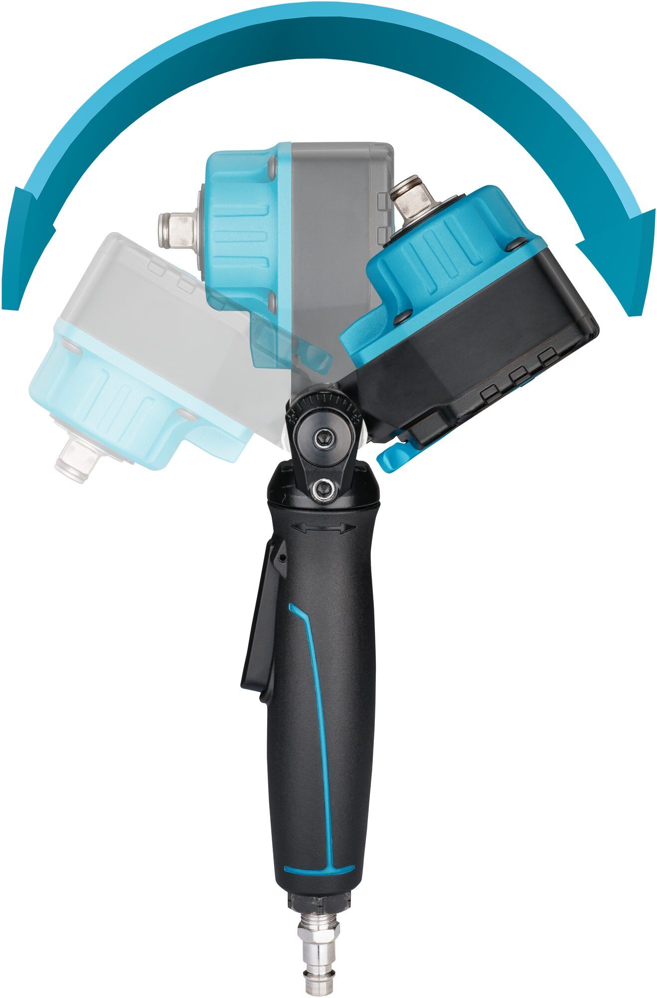 Hazet Twin Turbo Schlagschrauber Lösemoment maximal: 550 Nm Vierkant massiv 125 mm (1/2 Zoll ...