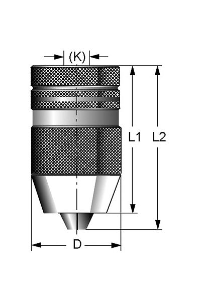 ALBRECHT Selbstspannendes Bohrfutter mit Sicherung gegen ungewolltes ...