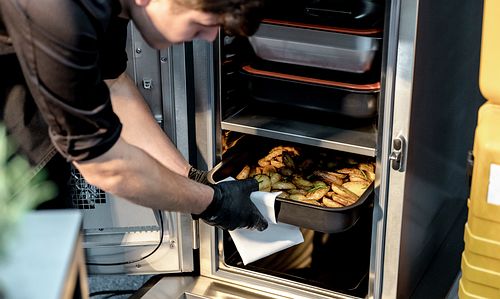 Rieber hybrid kitchen 140°C hybrider Frontlader-Küche zum Einbauen ...