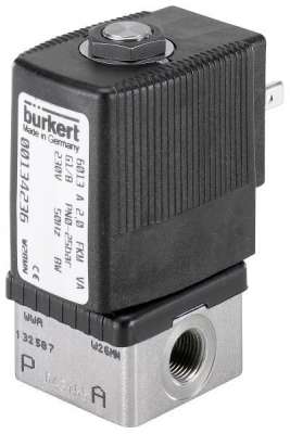 Bürkert 3/2-Wege-Magnetventil direktwirkend Typ 0330-C-030-BB-MS-GM82-024/DC-08 bis 10 bar 41107 ...