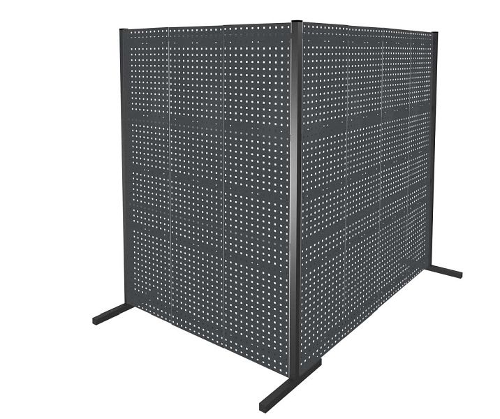 Kappes RasterPlan Trennwand Doppelfeld 90° L1500 / 2000 mm H2000 mm RAL ...