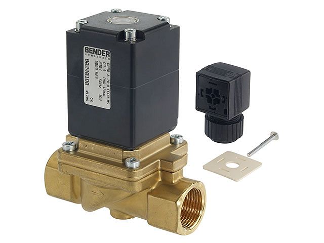 BENDER Magnetventil stromlos geschlossen Typ6 DN 20 230V/50Hz AC 5009623 günstig ...