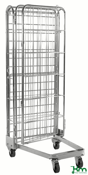 Kongamek Stapelbarer Rollcontainer 850 x 720 x 1740 mm Verzinkt 2 ...