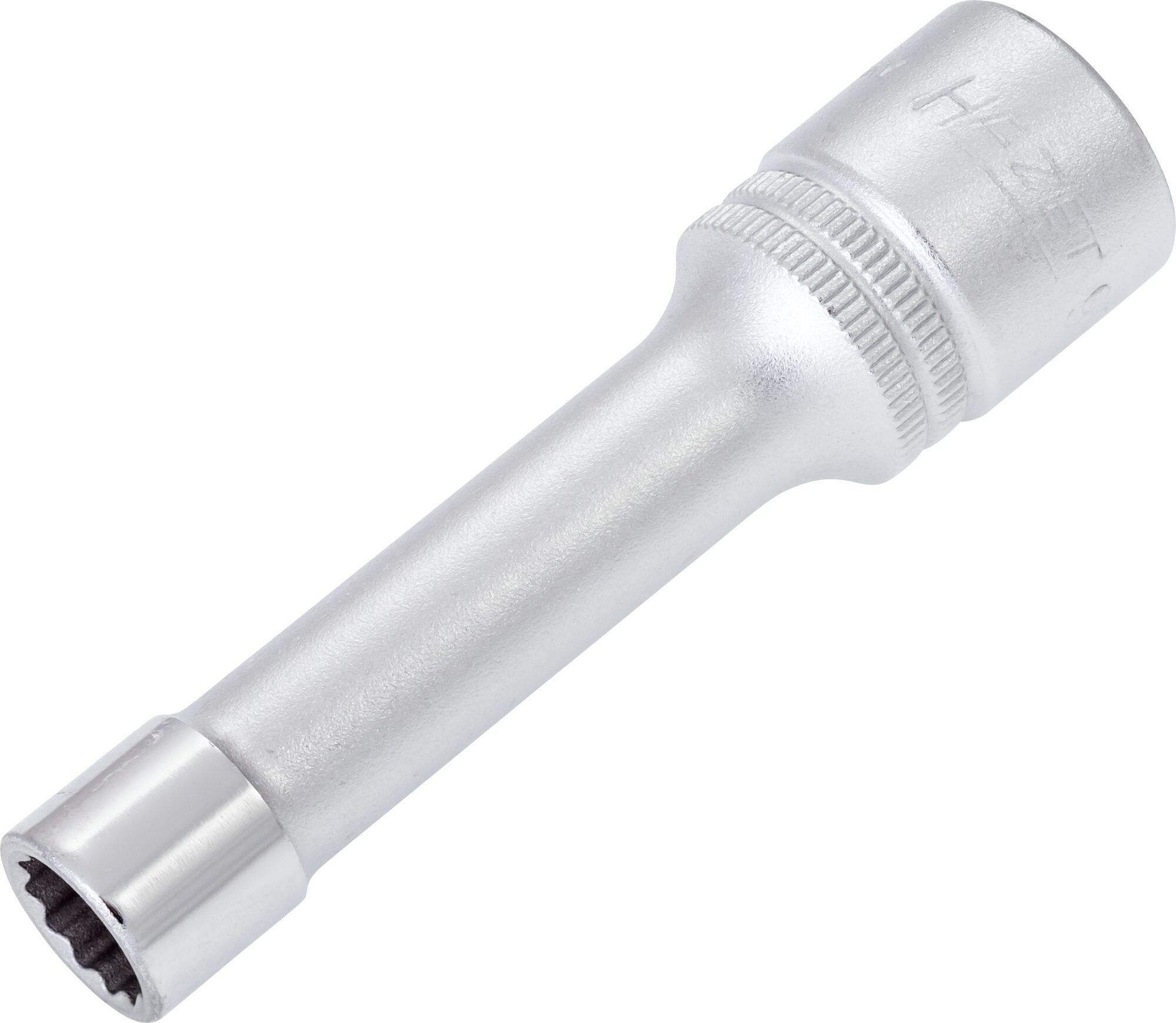 Hazet Steckschlüsseleinsatz Doppelsechskant Vierkant hohl 125 mm (1/2 Zoll) 10 mm Lange ...