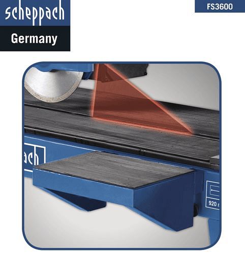 Scheppach Fliesenschneider "FS3600" 900W 230V/50Hz 5906706901 günstig ...