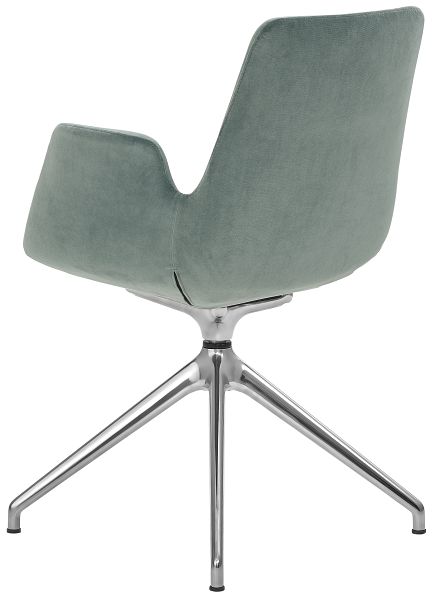 Mayer Sitzmöbel Sessel myHELIOS Sitz-/ + Rückenbezug Samtvelour Aqua ...