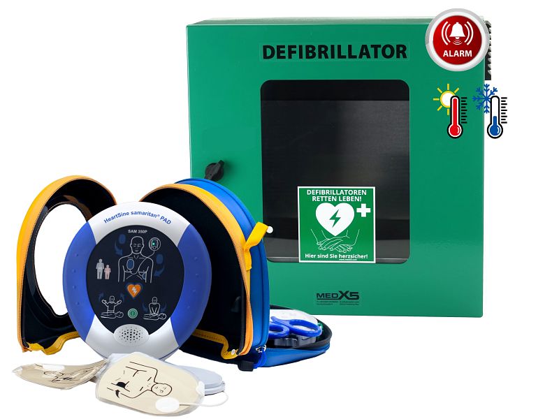 MedX5 HeartSine SAM 350P Erste-Hilfe & Laien Defibrillator mit ...