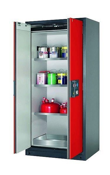 asecos Sicherheitsschrank Q-PEGASUS-90 Q90.195.090.WDAC in verkehrsrot ...