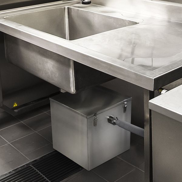 KuKoo Gastro Fettabscheider Ölabscheider 60L Edelstahl Fettseparator ...
