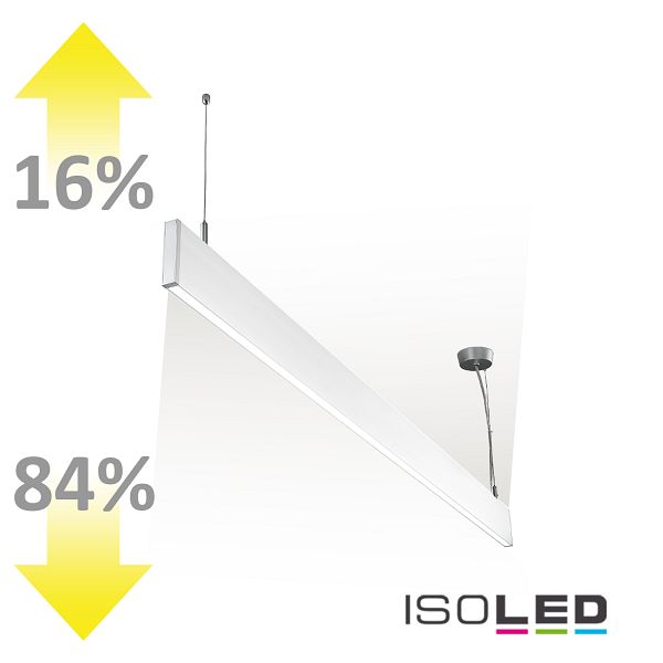 ISOLED LED Hängeleuchte Linear Up+Down 600 25W prismatisch linear- u ...