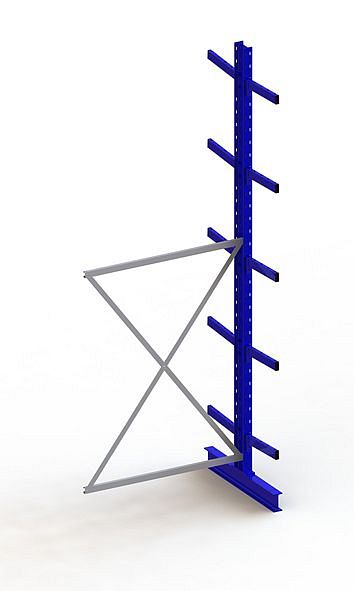 Meta Kragarmregal MULTISTRONG M AR IPE140 doppelseitig 3500x1300x800 mm ...