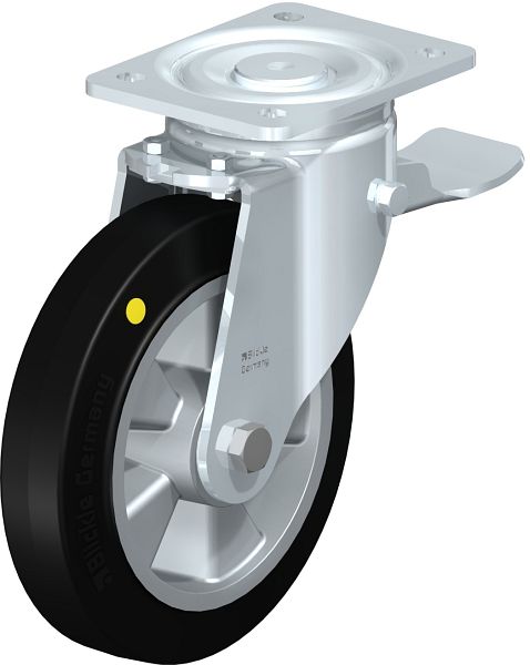 Blickle LH-ALEV 200K-ST-EL Stahlblech-Lenkrolle Schwerlast-Ausführung ...